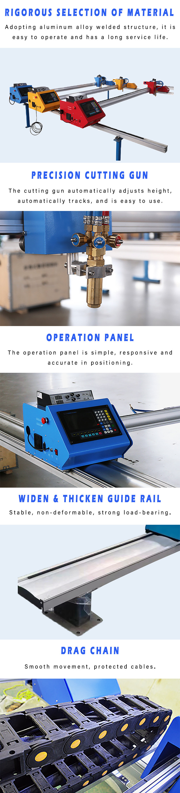 Buy Portable Cnc Plasma Flame Cutting Machine For I-beams Channel Steel ...