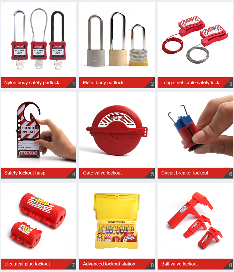 Buy Portable Safety Breaker Lockout Tagout Box With Laminated Padlock ...