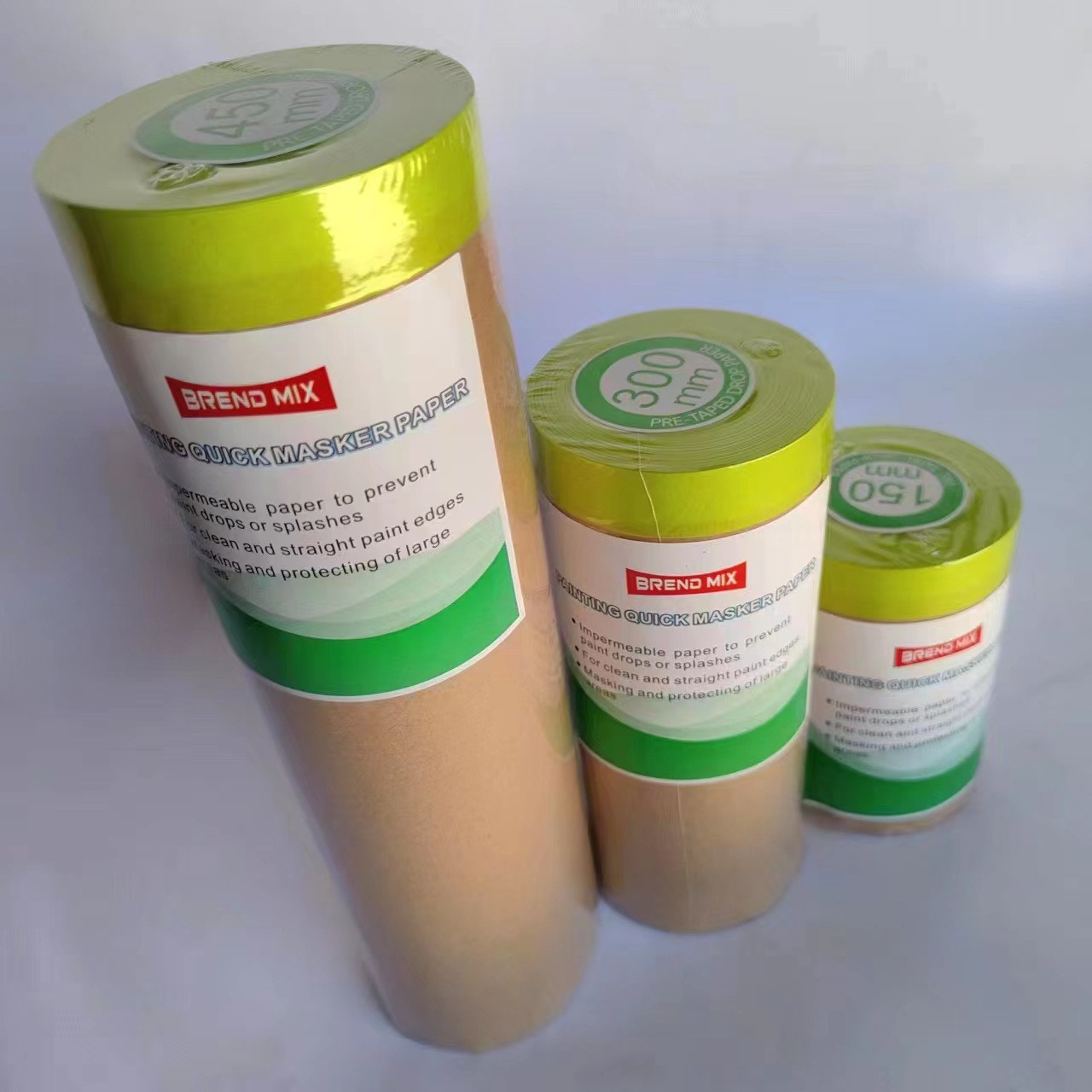 Buy Pre Taped Masking Paper Covering Car Protection Cover Painting Pre ...