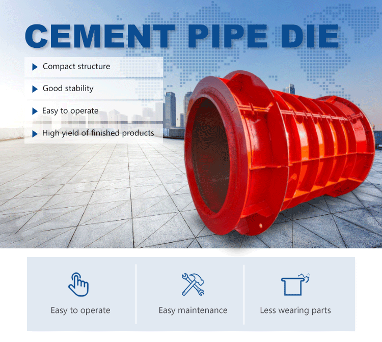 Buy Precast Concrete Drainage Culvert Pipe Mold Easy Operation Precast ...