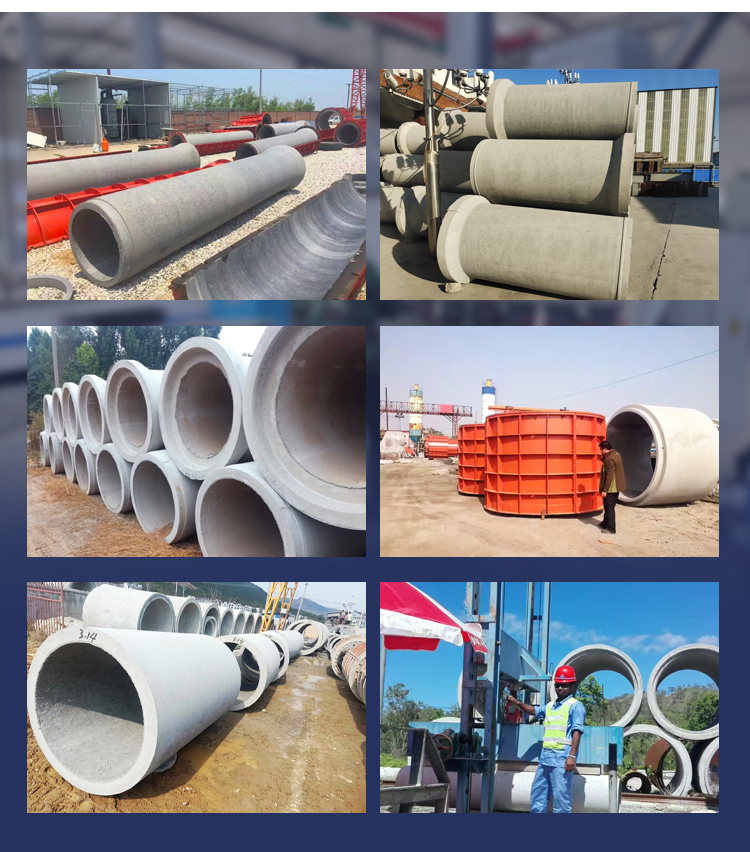 Buy Precast Concrete Drainage Culvert Pipe Mold Easy Operation Precast ...