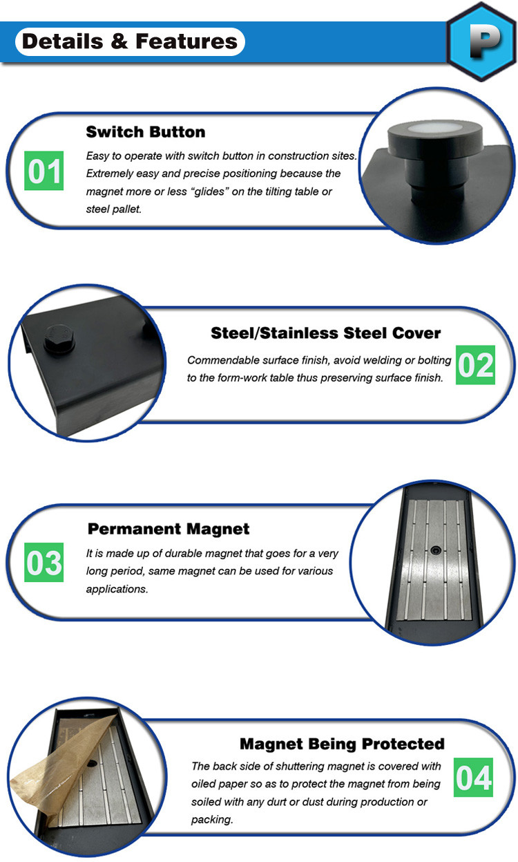 Buy Precast Shuttering Magnet With Stainless Steel Cover from Nanjing ...