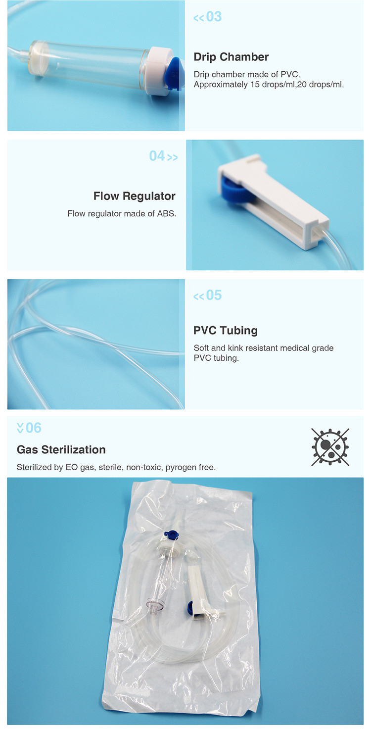 Buy Precision Filter Disposable Infusion Set Iv Set With Burette from ...