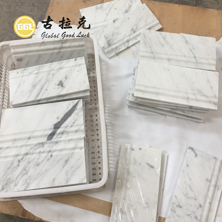 Buy Premium Natural Marble Baseboard Marble Molding Tile Polished/honed ...