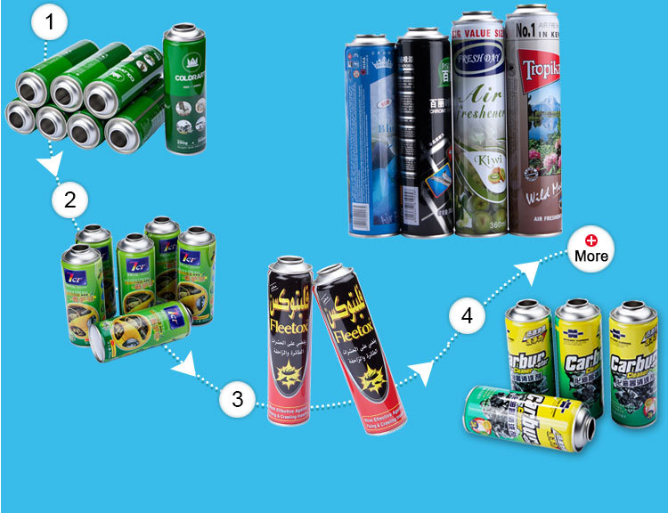 Buy Pressure Relief Aerosol Tin Can Diameter 65mm Safe Can from ...