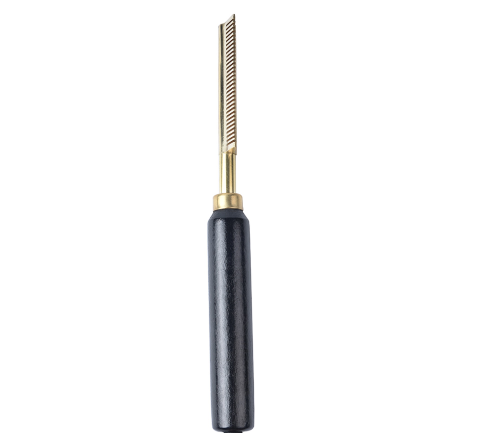 Buy Professional Large Brass Coarse Tooth Laminated Gold Metal Comb ...