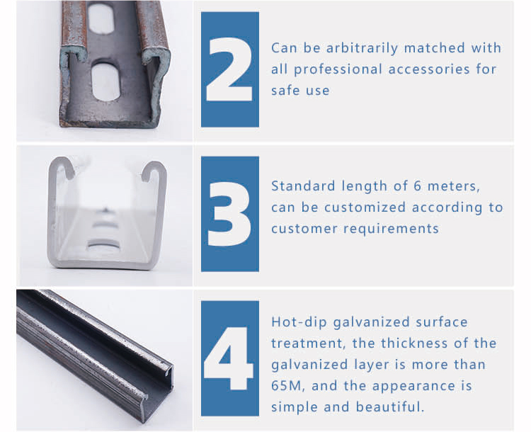 Buy Professional Posmac Steel Unistrut Channel With Ce Certificate from ...