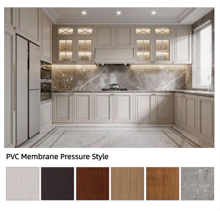 Buy Pvc Kitchen Cabinet With Quartz Countertop Kitchen Hanging Cabinet ...