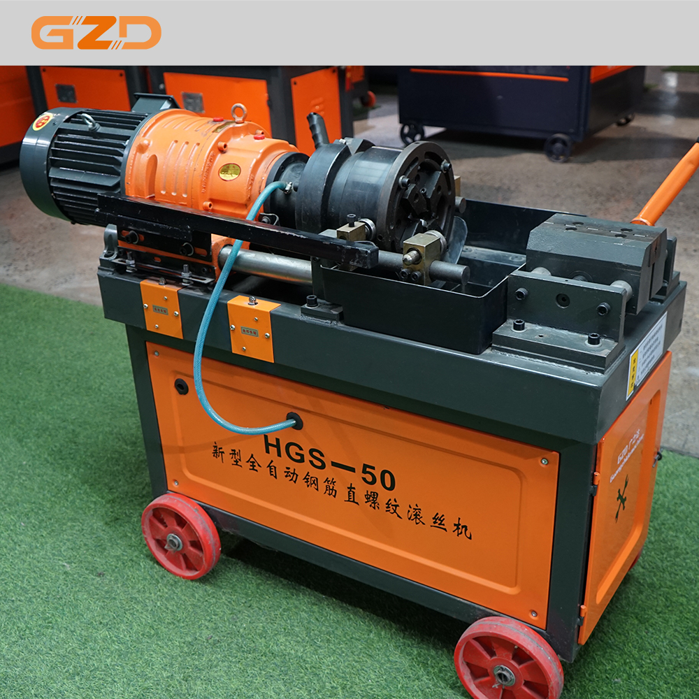 Buy Rebar Metal Rod Threading Rolling Machine Steel Bar Thread Rolling ...