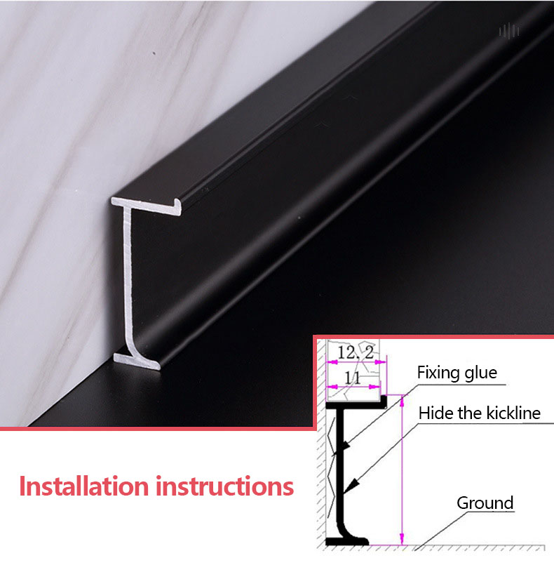 Buy Recessed Skirting Lines Are Embedded In The Wall Panel And ...