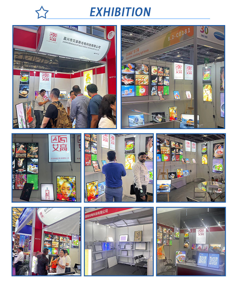 Buy Rectangle Thin Wall Light Led Poster Light Box Slim Frame With Led ...