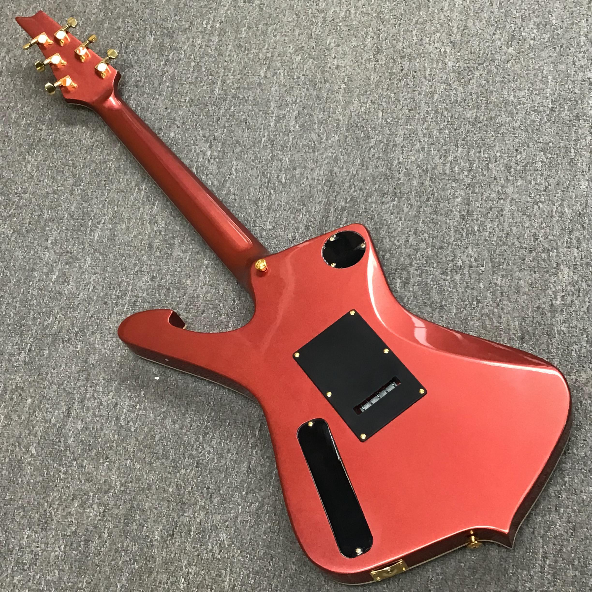 Buy Red Ibn Iceman Electric Guitar With Star Body & Hh Gold Bridge Fast ...