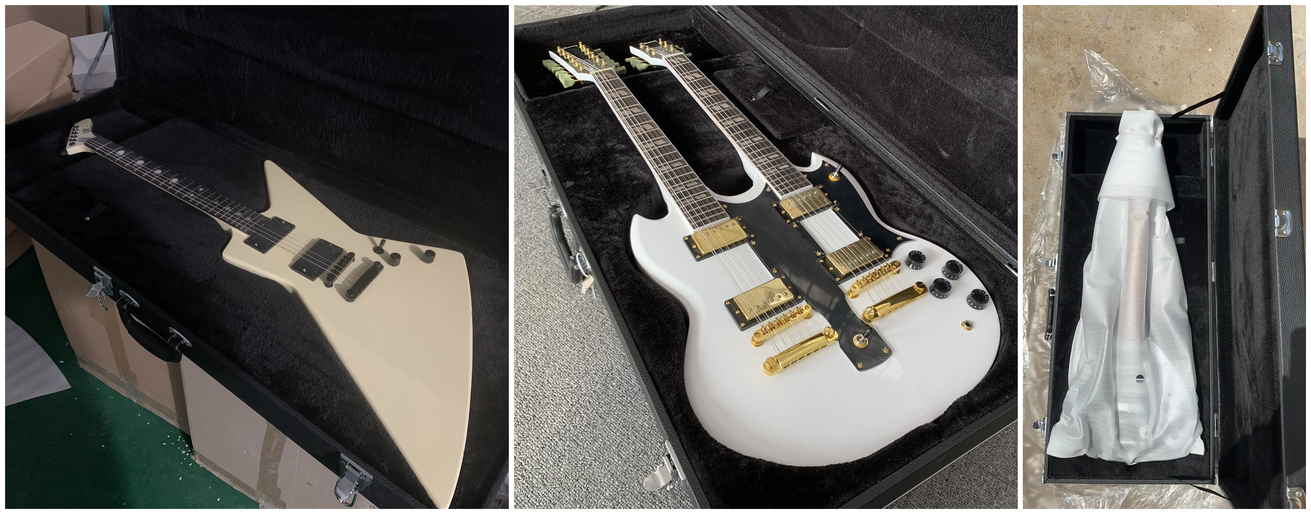 Buy Red Ibn Iceman Electric Guitar With Star Body & Hh Gold Bridge Fast ...