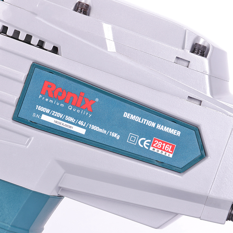 Buy Ronix 1600w 220v Demolition Hammer, Demolition Jack Hammer Spare ...