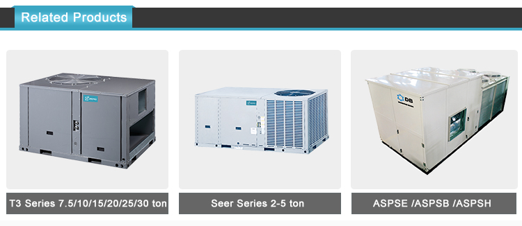 Buy Rooftop Packaged Units 16-18 Seer Inverter High Efficiency Rooftop ...