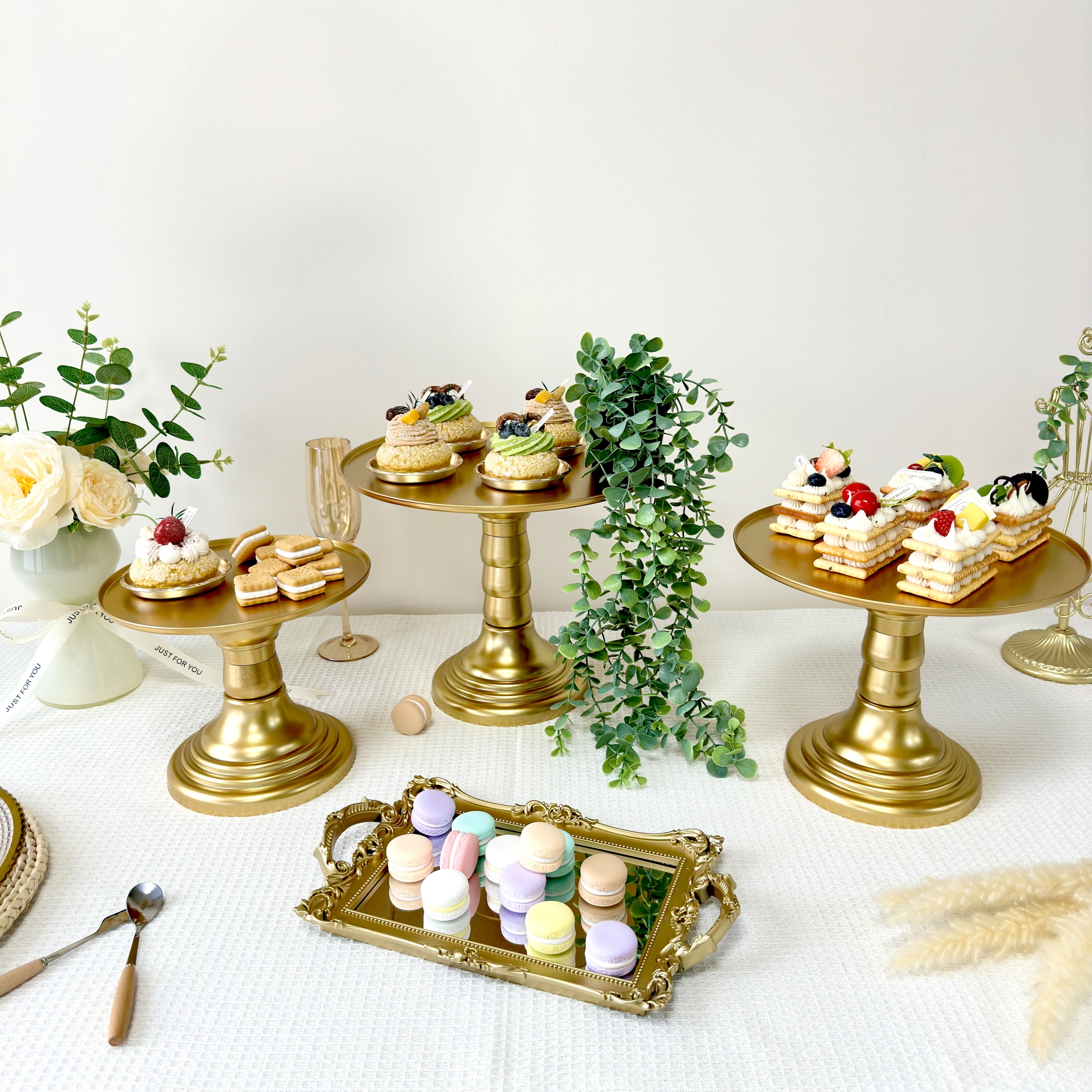 Buy Round Cake Stands For Wedding Cakes Elegant And Durable ...