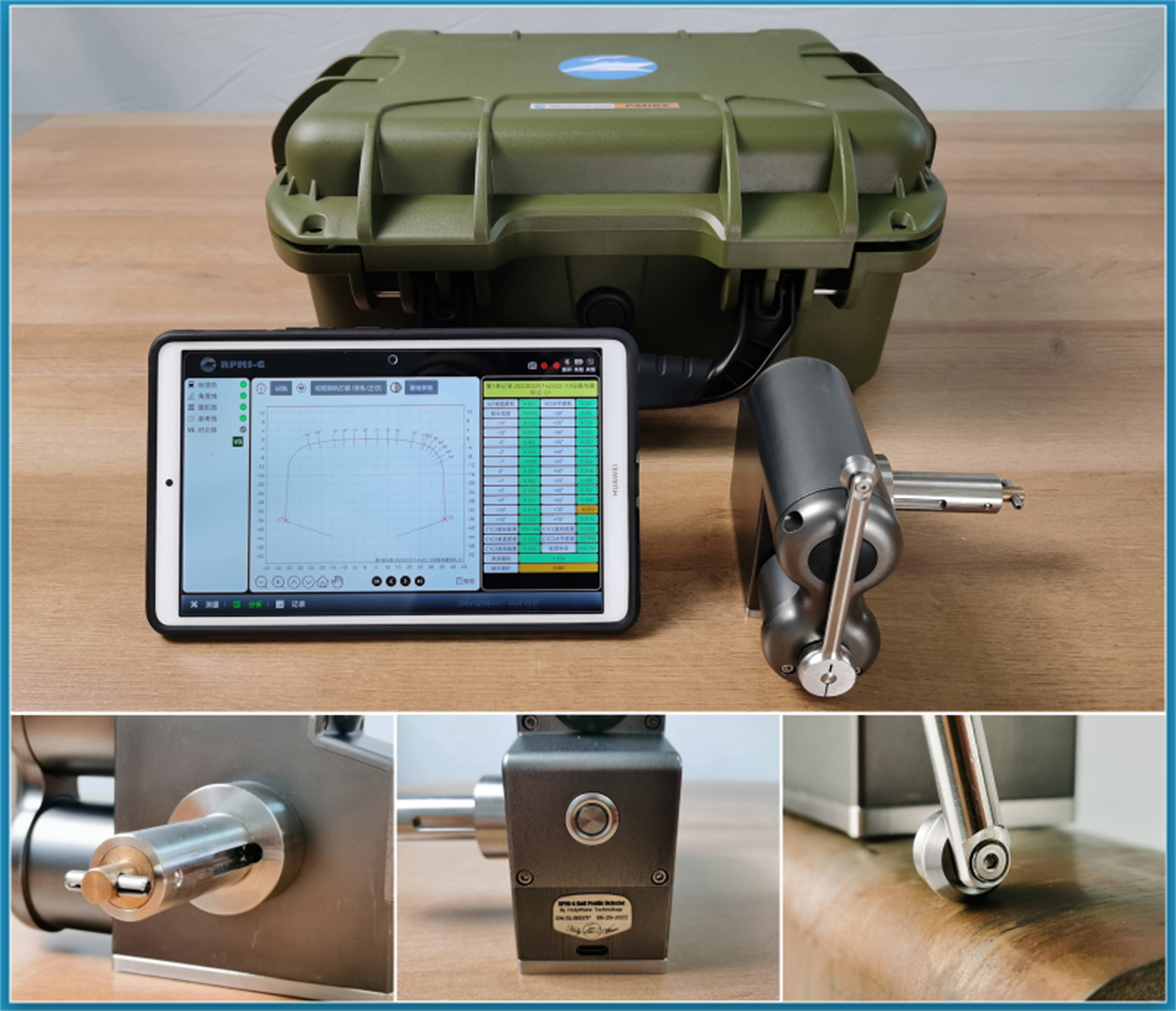 Buy Rpmi-g Portable Rail Profile Measurement Gauge Rail Profile ...