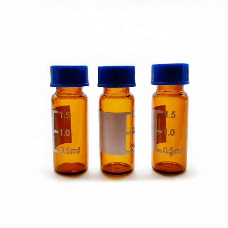Buy Sample Bottle 9mm Clear Glass Hplc Vial With Label from Cangzhou ...