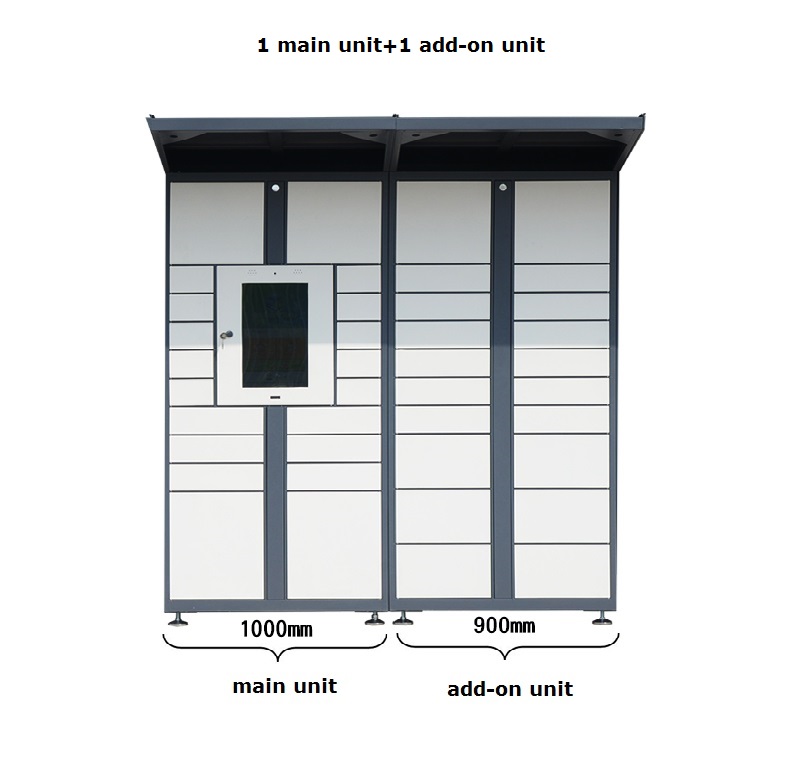 Buy School Supermarket Storage 12 Door Locker Smart Steel Parcel Locker ...