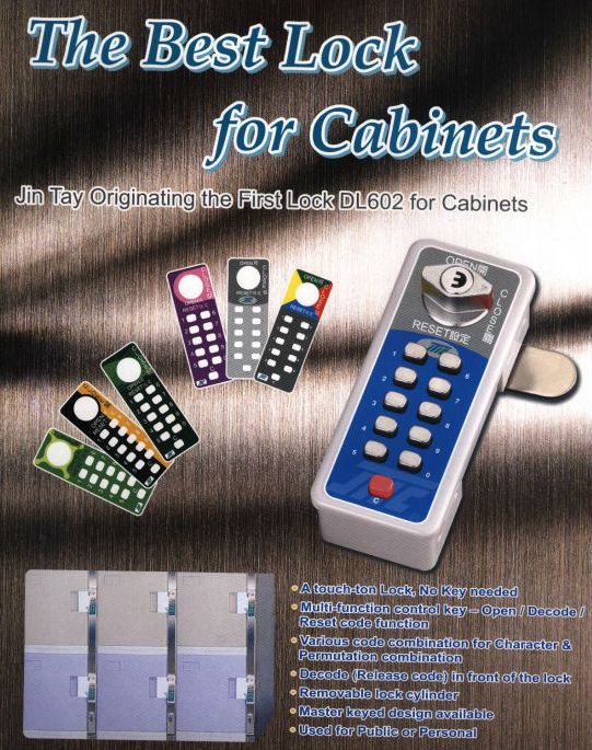 Buy Secure Keyless Digital Combination Door Lock from Jin Tay ...