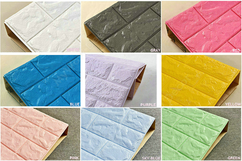 Buy Self Adhesive White Brick Sticker 3d Wall Panel Pe Foam Wall ...