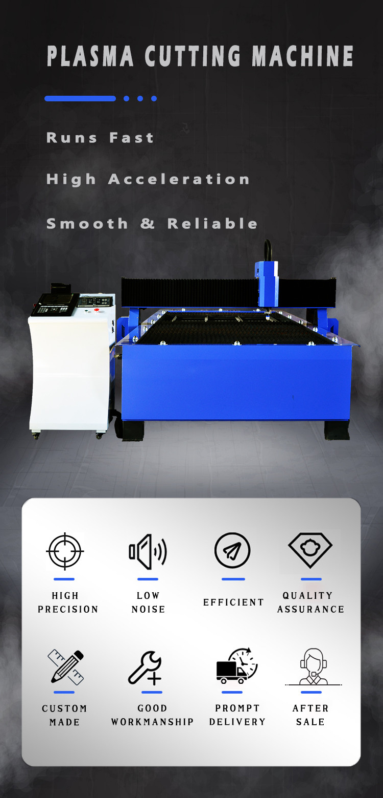 Buy Sheet Metal Plasma Cutting Machine Doube-sided Drive Tabletop ...