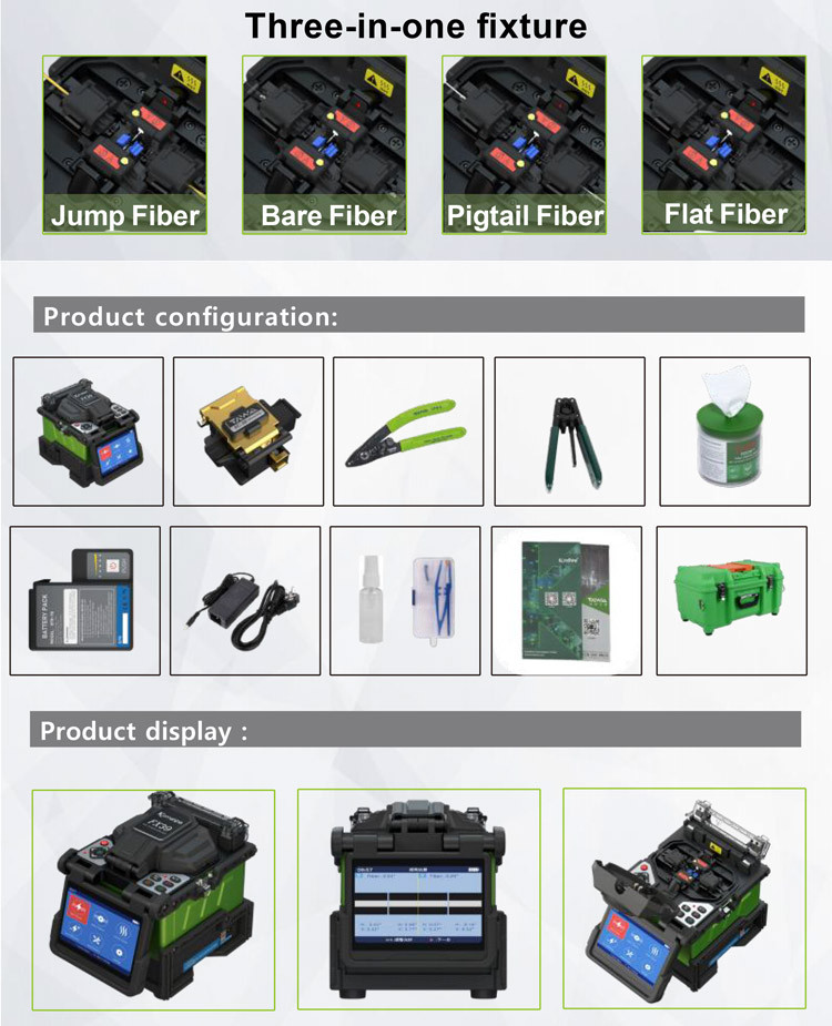 Buy Six Motors Arc Fusion Splicing Machine Fx39 Optical Fusion Splicer ...