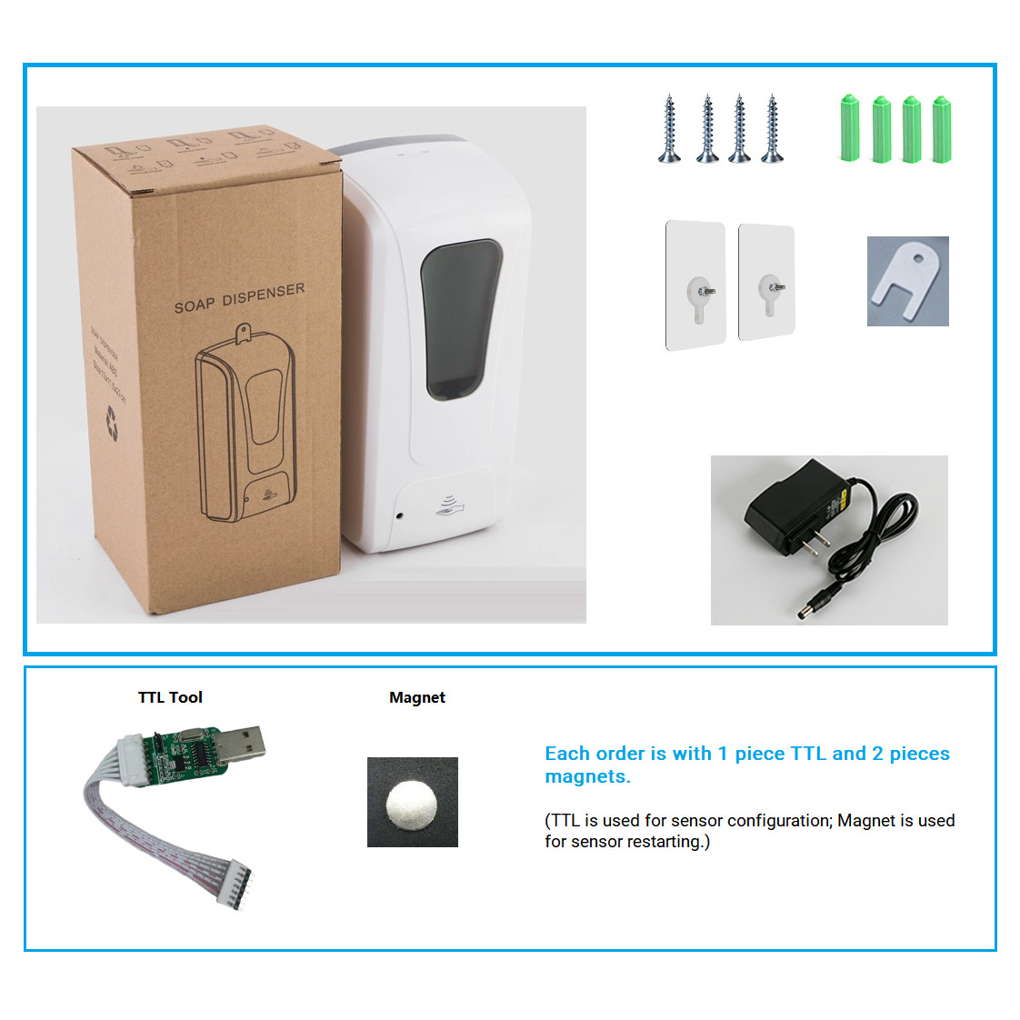 Buy Smart City Hand Sanitizer Level Sensor Df200 Liquid Soap Level ...