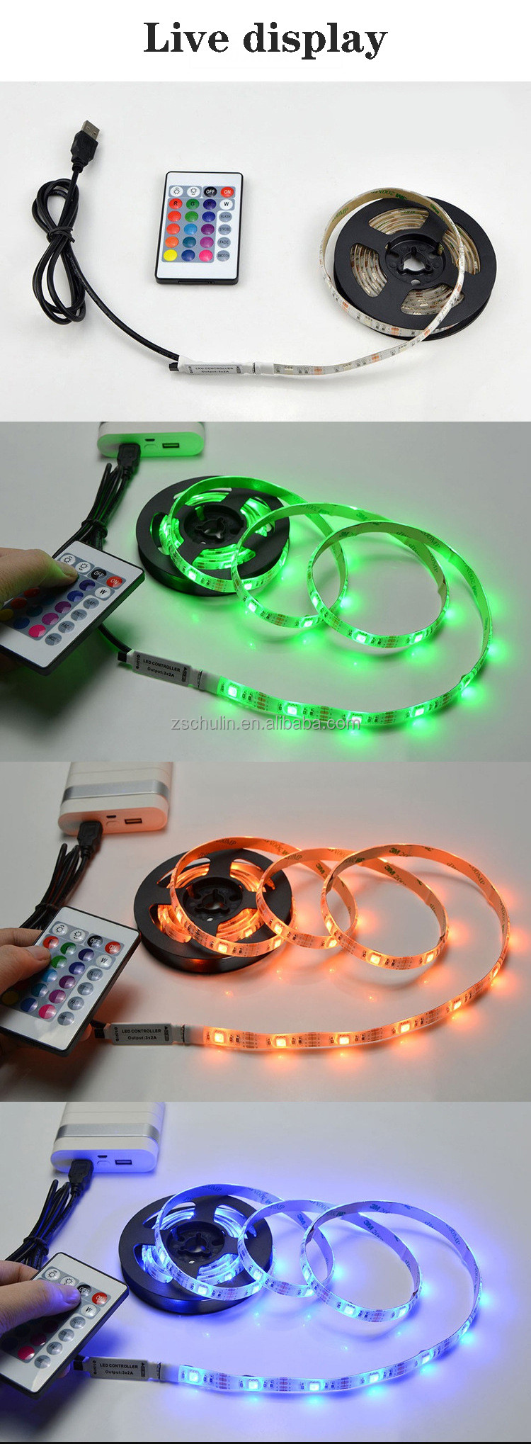 Buy Smart Strip Lights 5050 2835 Rgb 30 Led 60 Led Strip Lights 5m/roll ...