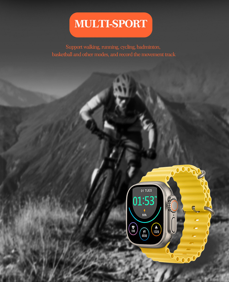 Buy Smartwatch Ultra Serie 8 Fitness Tracker Smartwatch For Women Men ...