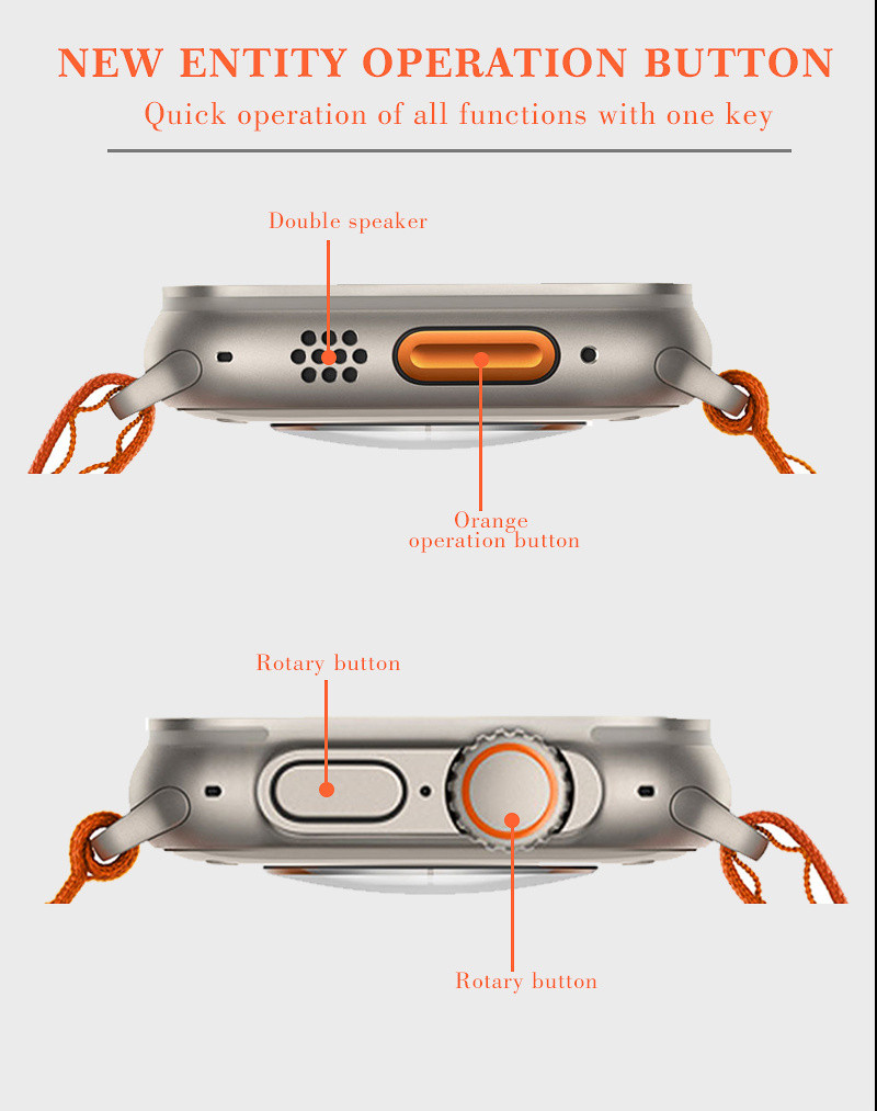 Buy Smartwatch Ultra Serie 8 Fitness Tracker Smartwatch For Women Men ...