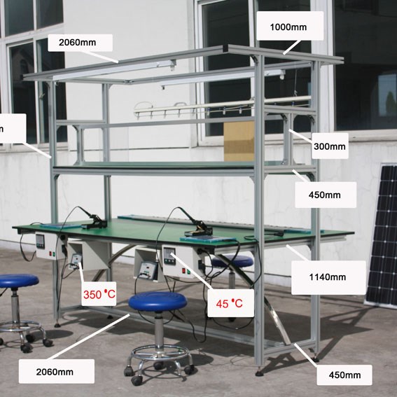 Buy Solar Cell Soldering Station Table For Making Pv Panels Used In ...