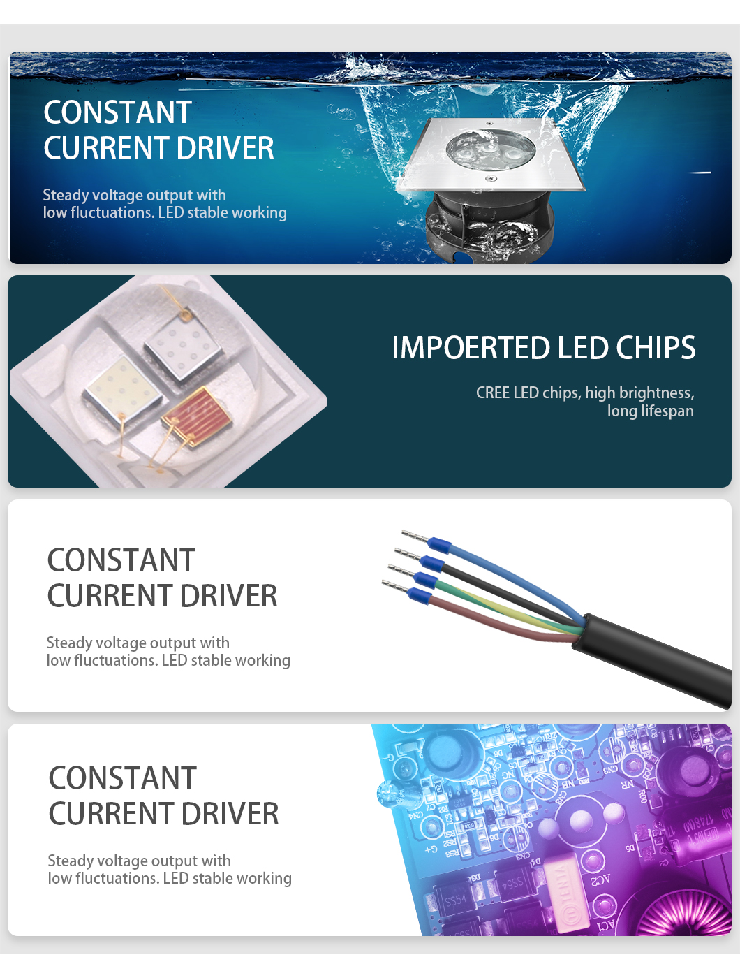 Buy Square Rgb Led Inground Recessed Lights Stage Stairs Garden Light ...