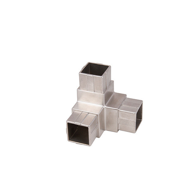 Buy Stainless Steel 90 Degree Corner Connectors Square Tube Joint Stair ...