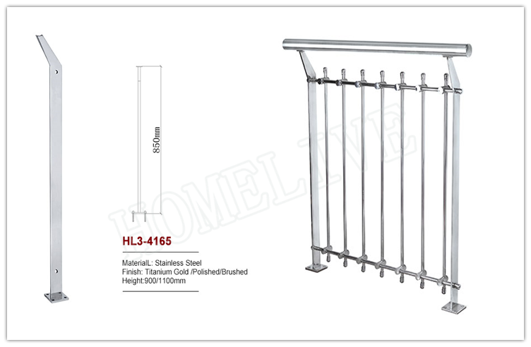 Buy Stainless Steel Balustrade Design For Stairs Design Stainless Steel ...