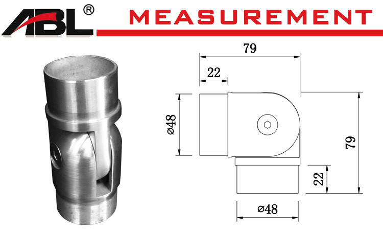 Buy Stainless Steel Stairs Railing Balusters Handrail Railing Ajustable ...