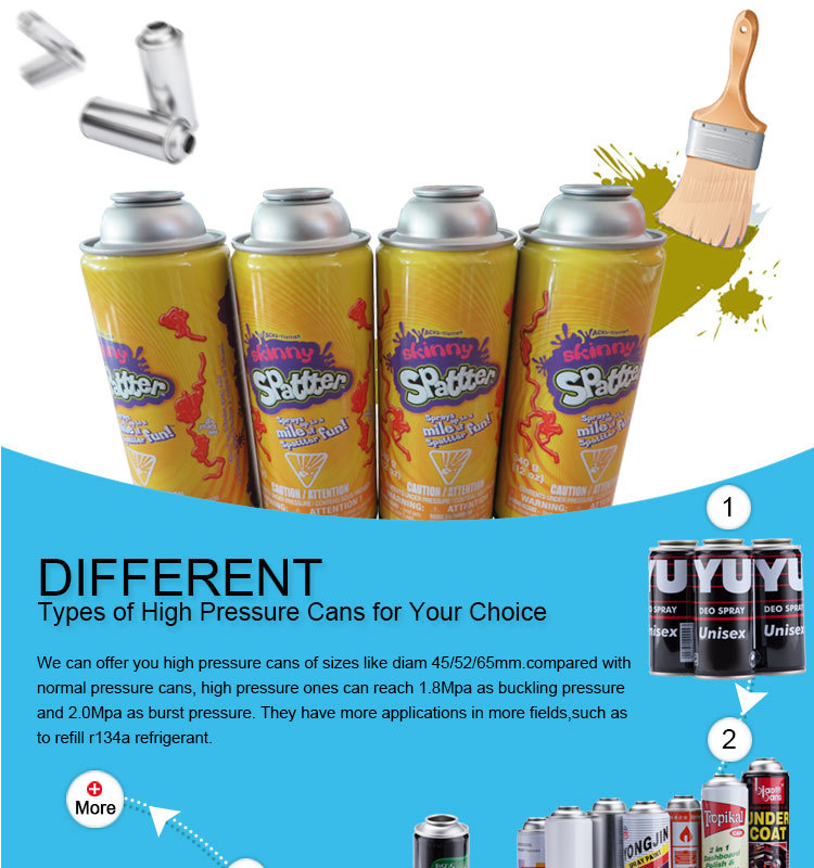 Buy Standard Size Empty Straight-wall Butane Gas Tin Can With Aerosol ...