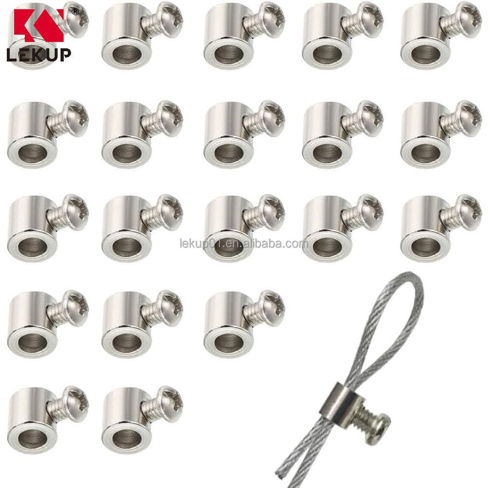 Buy Steel Wire Rope Cable Clamp Double Hole Stainless Steel Clips Clamp ...