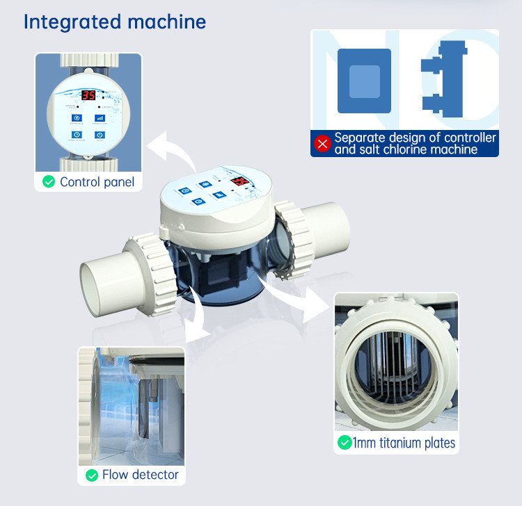 Buy Stepon Electronic Salt Pool Chlorinator Swimming Pool Salt Water ...