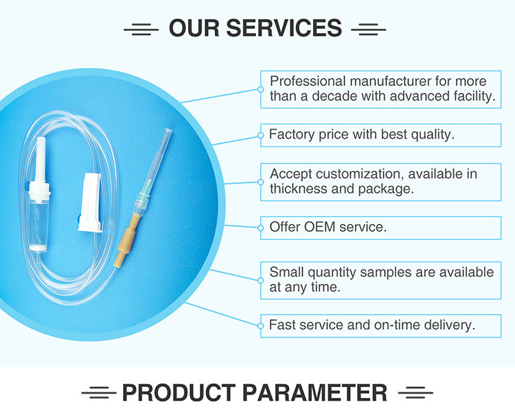 Buy Sterilized Medical Iv Infusion Giving Set With Needles from Anji ...