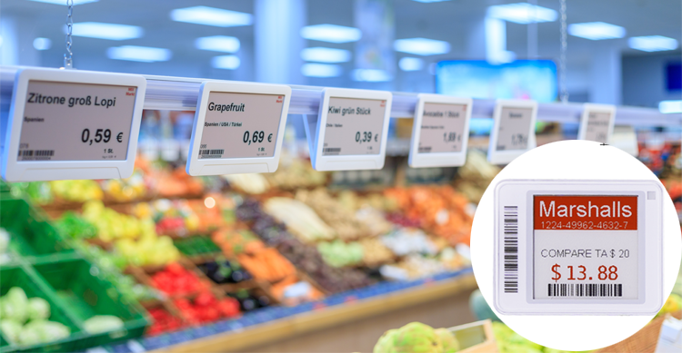 Buy Sunpaitag Supermarket Wireless Digital Price Tag E Ink Display ...