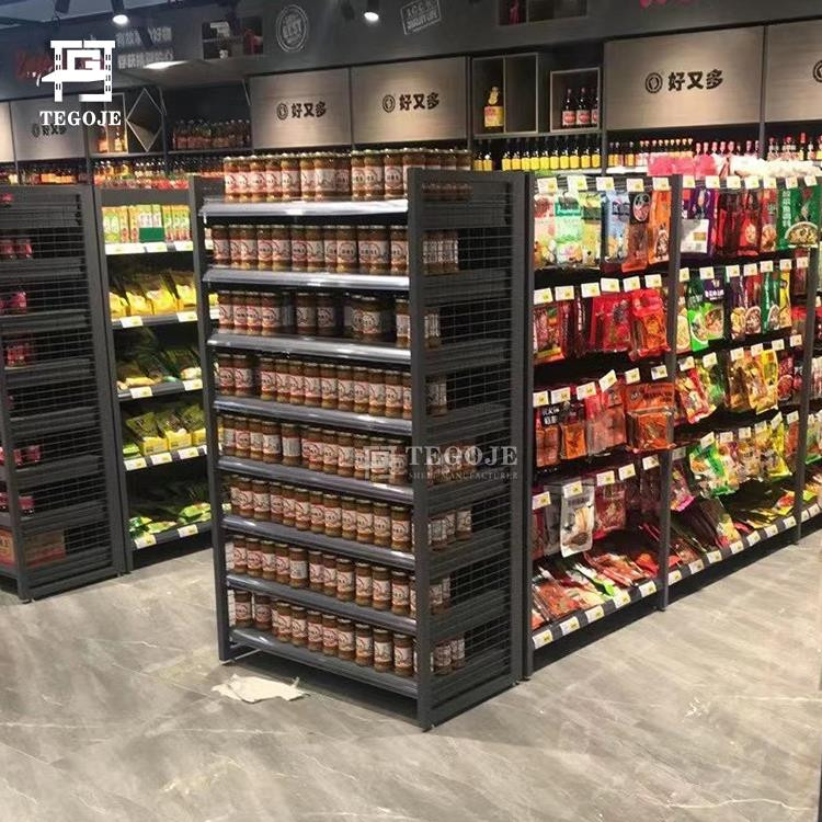 Buy Supermarket Design Layout Modern Gondola Rack Supermarket Equipment ...