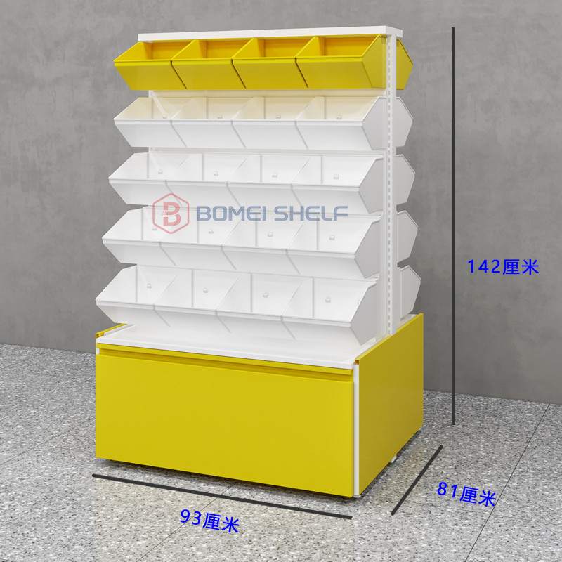 Buy Supermarket Display Rack Gondola Shelving Double-sided Grocery ...