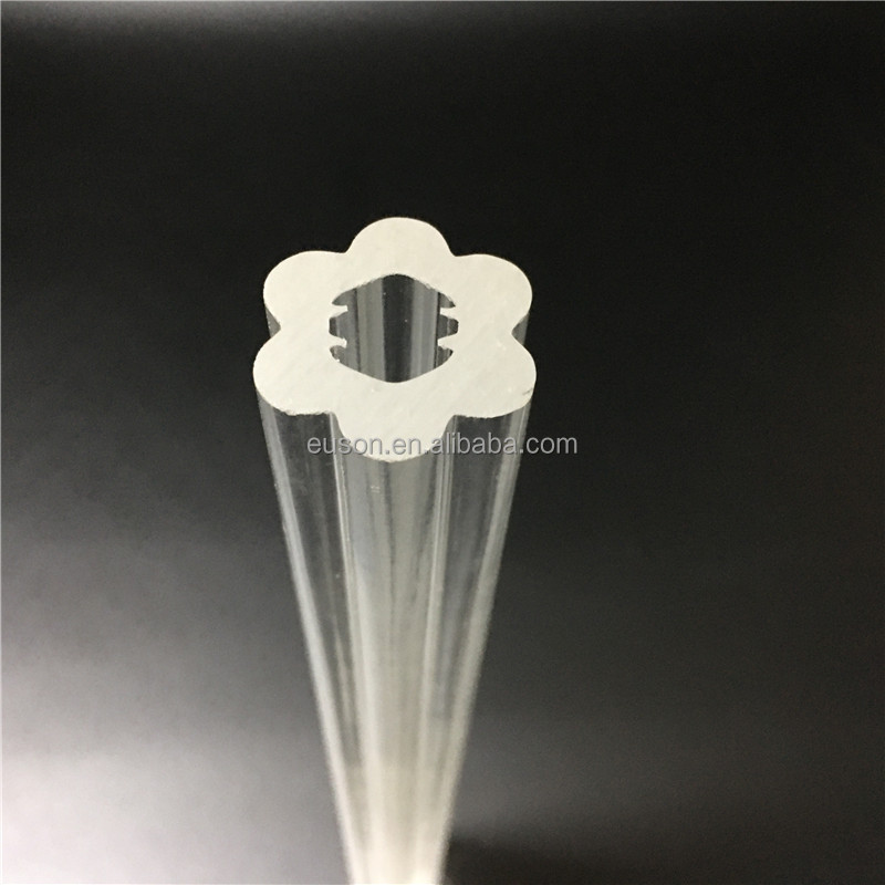 Buy Thick Optical Clear Acrylic Tube Transparent Pmma Rod Profile Led ...