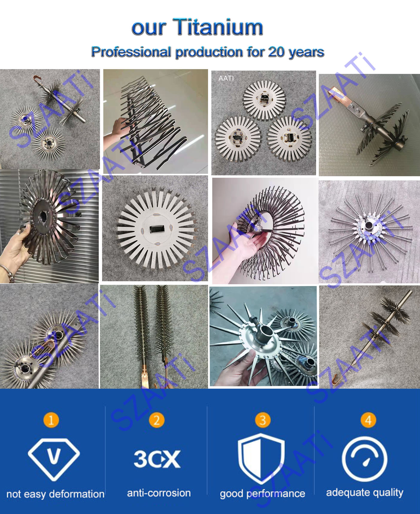 Buy Titanium Anodizing Oxide Fixture Chinese Factory Titanium Jigs For ...