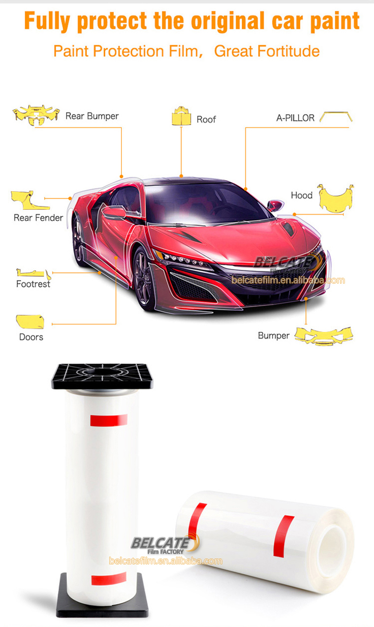 Buy Tpu Ppf Car Paint Protection Film Self Healing Foil Anti Yellowing ...