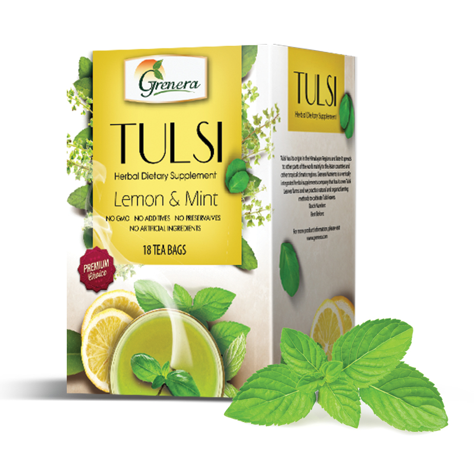 Buy Tulsi Lemon Mint Infusion - Tulsi Tea from GRENERA NUTRIENTS ...