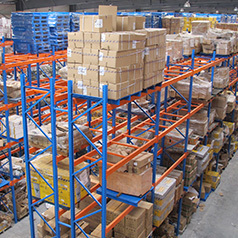 Buy Two Tier Warehouse Heavy Loading Storage Mezzanine Rack from ...