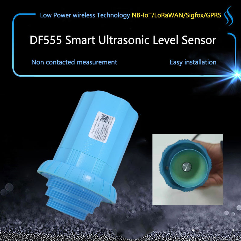 Buy Ultrasonic Fuel Level Sensor Diesel Deep Well Water Tank Level ...