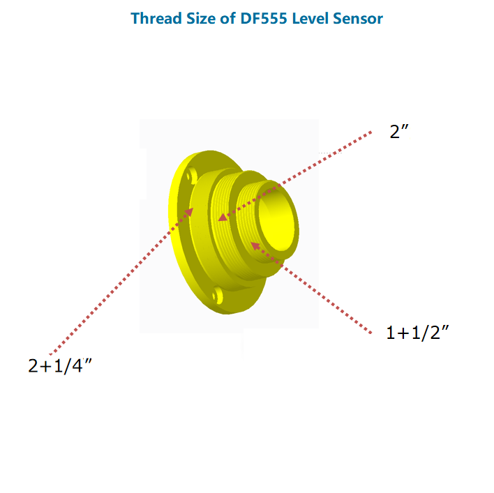 Buy Ultrasonic Fuel Level Sensor Diesel Deep Well Water Tank Level ...
